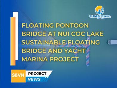 Floating Pontoon Bridge at Nui Coc Lake – A Sustainable Floating Bridge ...